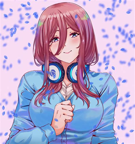 Nakano Miku Go Toubun No Hanayome Drawn By Murplepuke Danbooru