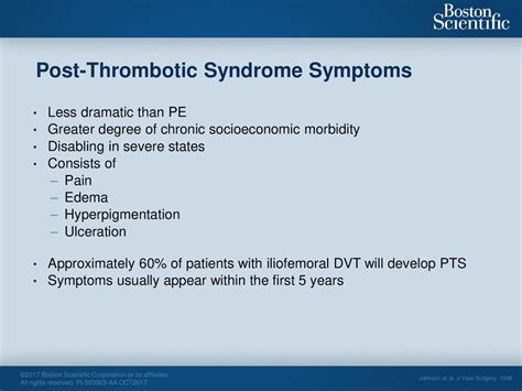 Post Thrombotic Syndrome Disability Captions Hunter