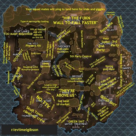 My Apex Map From Experience Apexlegends