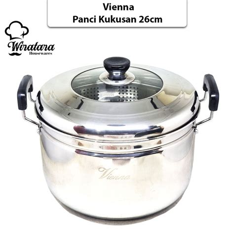 Jual Vienna Steamer Kukus Tutup Stainless Kukusan Dandang Stenlis