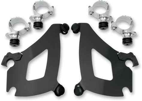 Memphis Shades Bullet Fairing Trigger Lock Mounting Kit In Black Finish