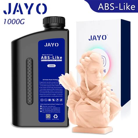 Jayo Abs Like Water Wash Abs Resin 1kg 3d Printing Photopolymer Resin Jayo3d