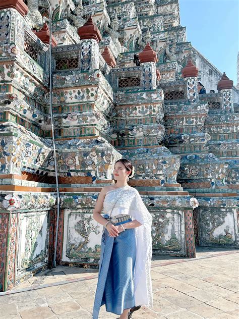 ไอเดียแต่งชุดไทยถ่ายรูปวัดอรุณ 🤍📸🦋 แกลเลอรีที่โพสต์โดย Khumkhim Lemon8