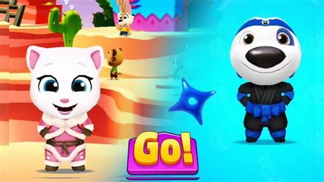 Talking Tom Jetski Android Gameplay Knight Hank L Arctic Angela L Tom