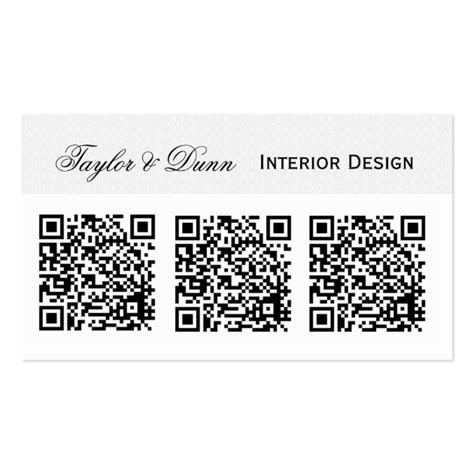 Smartphone QR Code Photo Or Logo Business Card Template