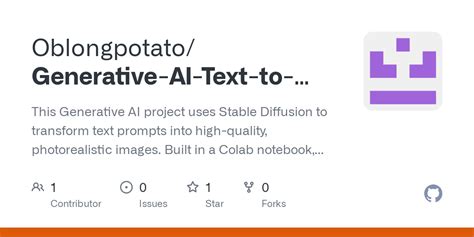 Github Oblongpotatogenerative Ai Text To Image This Generative Ai