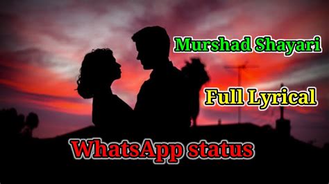 Murshad Shayari Hindi Shayari Murshid Status Full Lyrical