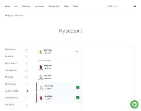 Wordpress Woocommerce Marketplace Buyer Seller Chat