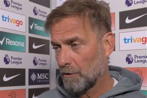 Jurgen Klopp Makes Liverpool Exit Admission After Struggles Continue