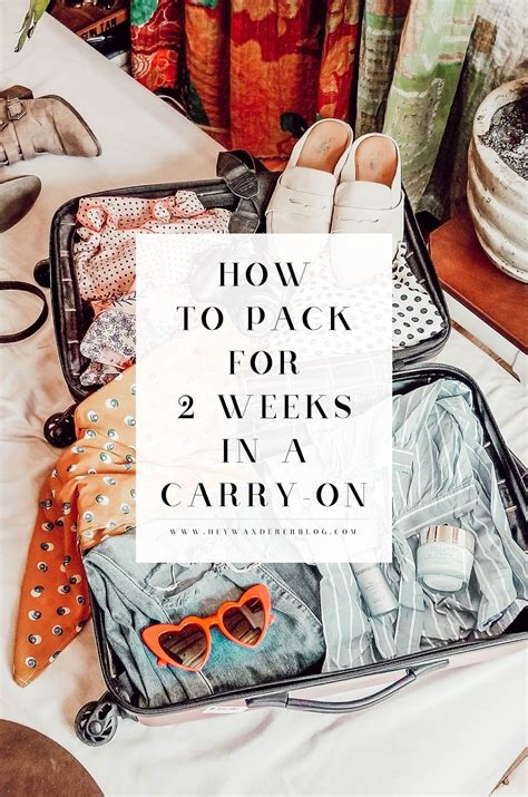 How To Pack For 2 Weeks In A Carry On Artofit