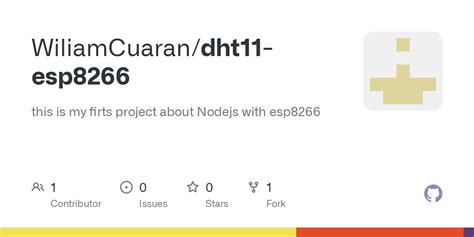 GitHub WiliamCuaran Dht Esp This Is My Firts Project About Nodejs With Esp