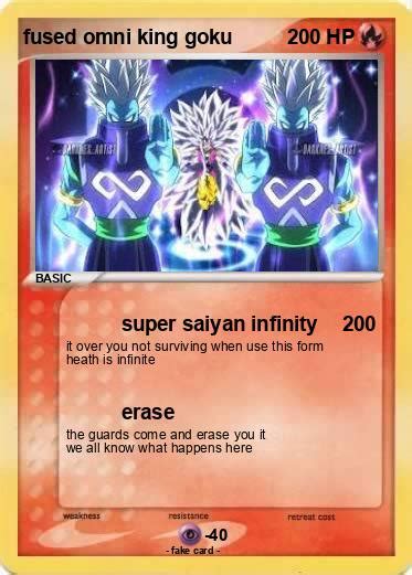 Pokémon Fused Omni King Goku Super Saiyan Infinity My Pokemon Card