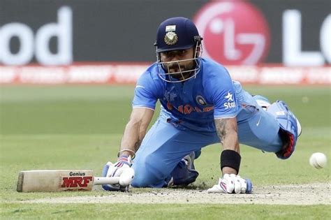 Icc Cricket World Cup 2015 Virat Kohli Is No Captain Cool As He Loses