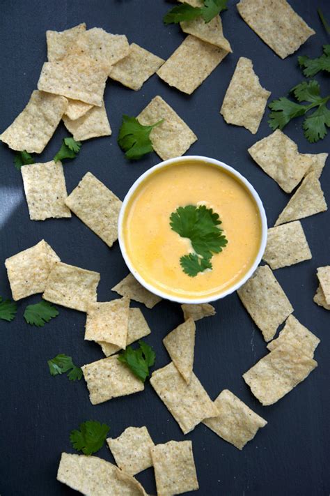 Skinny Queso Dip Made With Greek Yogurt