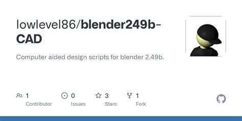 Github Lowlevel86blender249b Cad Computer Aided Design Scripts For