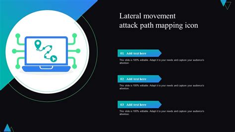 Lateral Movement Attack Path Mapping Icon Ppt Powerpoint