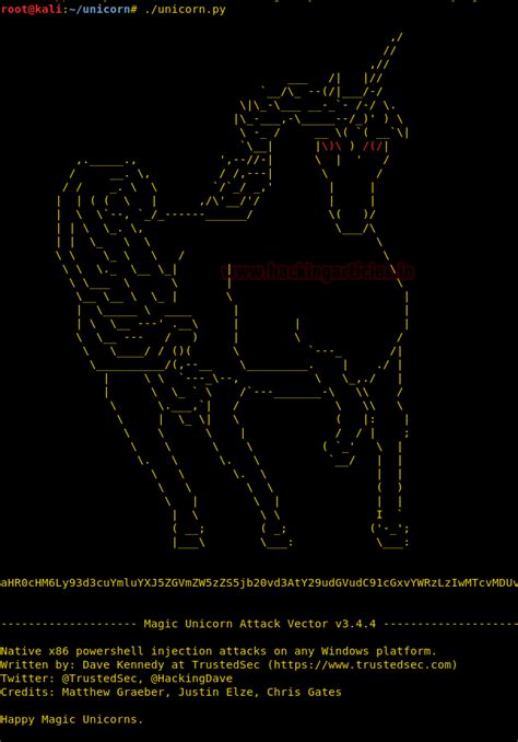 Magic Unicorn Powershell Downgrade Attack And Exploitation Tool