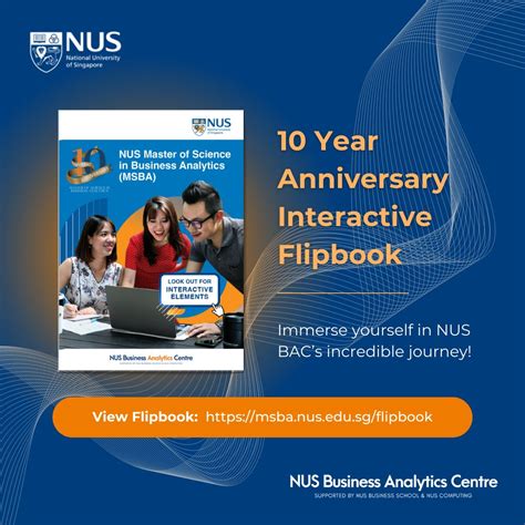 Nus Masters Of Science In Business Analytics Msba On Linkedin