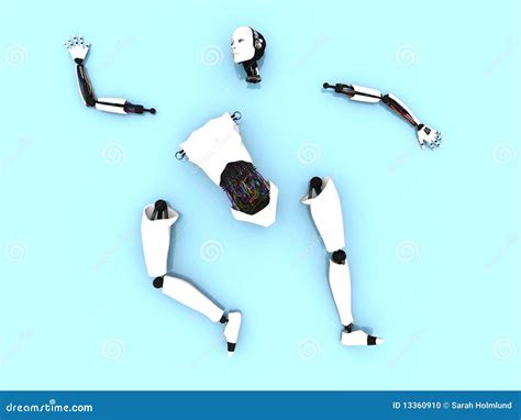 Arm Broken Robot Stock Illustrations Arm Broken Robot Stock