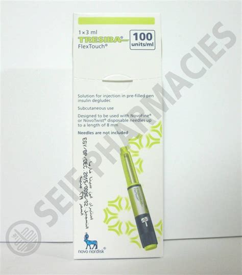TRESIBA FLEXTOUCH 100 I U ML 1 PREFILLED PEN 3 ML Seif Pharmacies