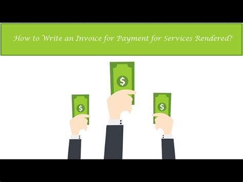Optimize Your Invoicing Process A Guide To Services Rendered Invoice