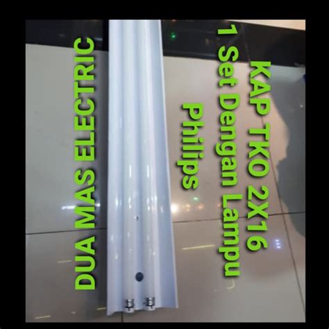 Jual Kap Lampu Tko Set X X Watt Lampu Tl Led Neon Philips Watt Isi Sett Inlite