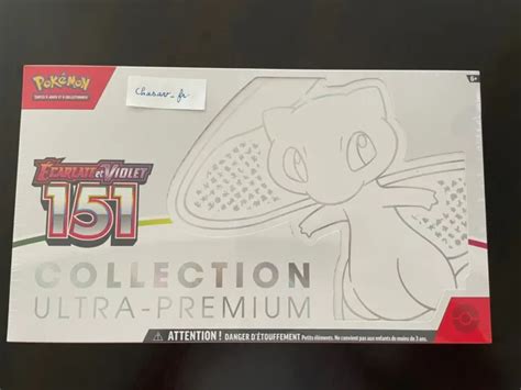 POKÉMON COFFRET ULTRA Premium Mew EV3 5 Pokemon 151 FR Neuf Officiel