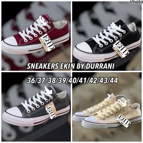 Kasut Converse Canvas All Star Konver Women Men Low Cut Tops Sneakers