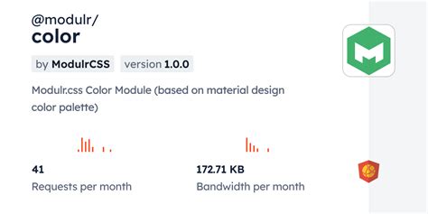 Modulrcolor Cdn By Jsdelivr A Cdn For Npm And Github