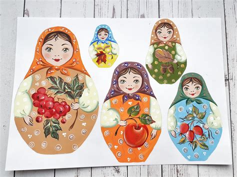 Роспись матрёшек