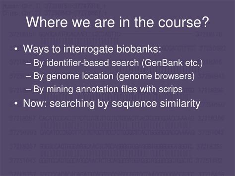 Ppt Pairwise Sequence Alignment For Bioinformatics Applications