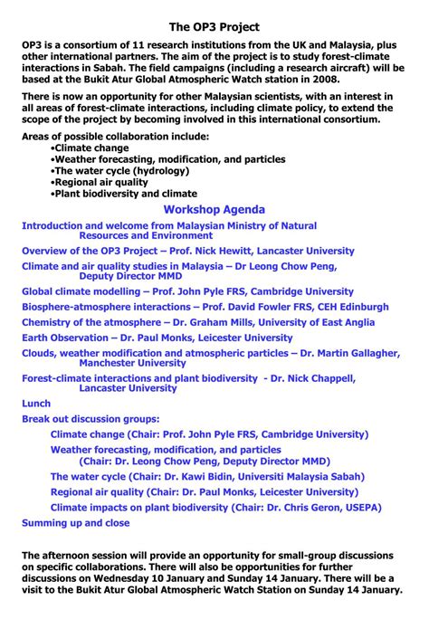 Ppt Climate Forest Interactions Workshops And Opportunities For