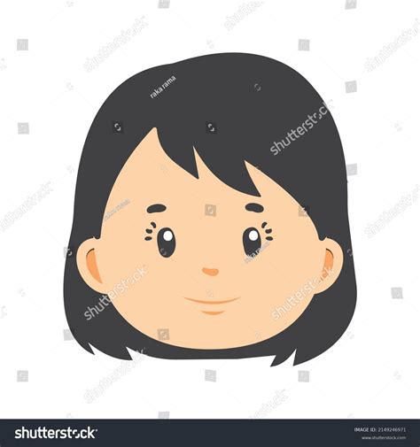 Girl Face Avatar Profile Picture Stock Vector Royalty Free 2149246971