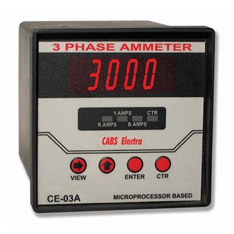 Digital Ammeter Metravi Instruments