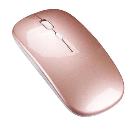 Taşınabilir İnce Sessiz Kablosuz Fare Şarj Edilebilir PC Dizüstü