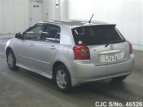 2001 Toyota Corolla Runx Silver For Sale Stock No 46526 Japanese Used Cars Exporter