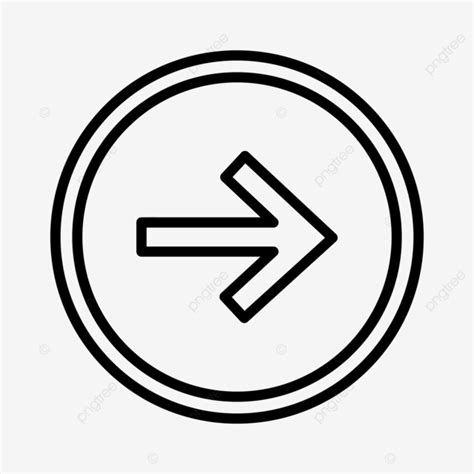 오른쪽 화살표 라인 아이콘 벡터 앞으로 화살 방향 Png 일러스트 및 벡터 에 대한 무료 다운로드 Pngtree