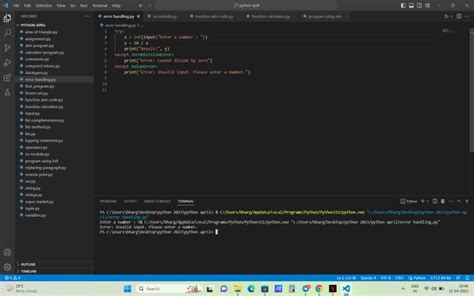 Bhargava Chaitanya On Linkedin Task 22 Practice Error Handling And