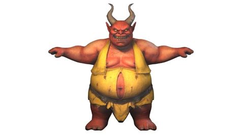 뿔이 달린 악마 캐릭터 3d 모델 Turbosquid 2357188