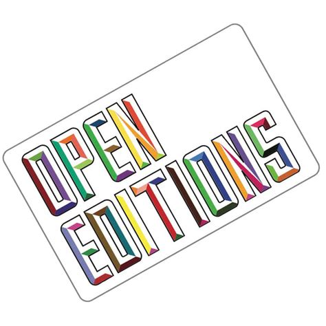 T Cards — Open Editions