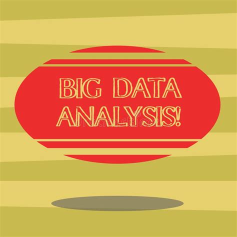Text Sign Showing Big Data Analysis Conceptual Photo Complex Process Of Examining Large And
