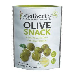 Filbert Green Olives With Lemon Oregano 50g