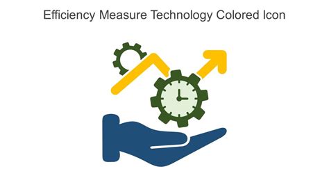 Efficiency Measure Technology Colored Icon In Powerpoint Pptx Png And Editable Eps Format Ppt