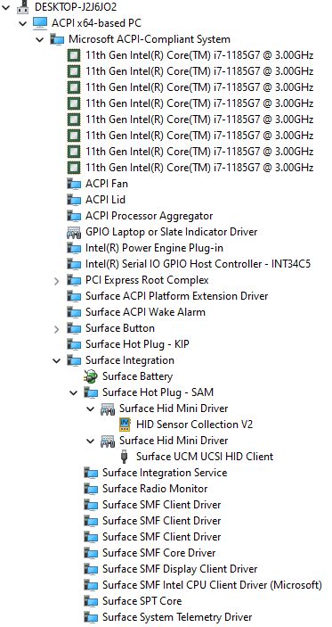 Sp8 No Sensors Int3472 · Issue 861 · Linux Surface Linux Surface · Github