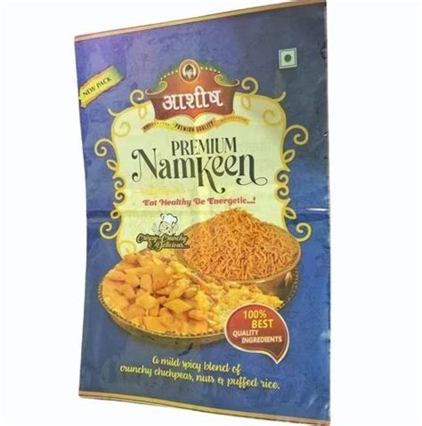 Printed Glossy 200g Namkeen Packaging Pouch Heat Sealed At Rs 190 Kg