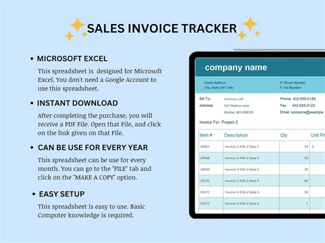 Invoice Tracker Excel Template Invoice Tracker Spreadsheet Template
