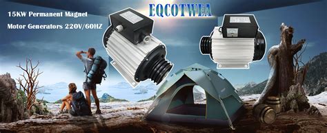 Eqcotwea 15kw Permanent Magnet Motor Generators Rare Earth Brushless Ac