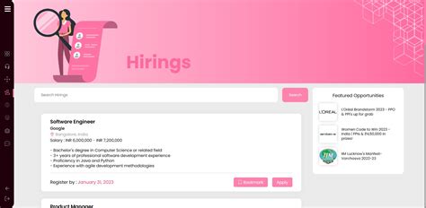 A Job Portal For Women Built Using React
