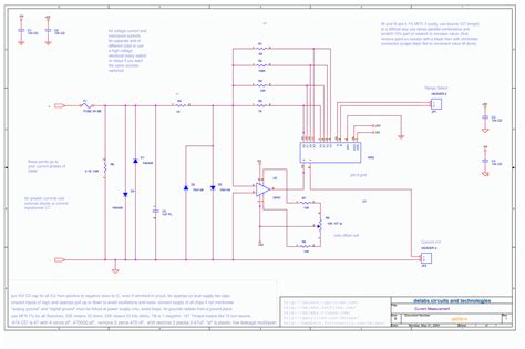 Current Digital Control DMM Project Electronics Circuits
