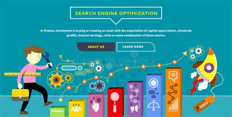 Seo Optimization Concept Stock Vector Illustration Of Communication